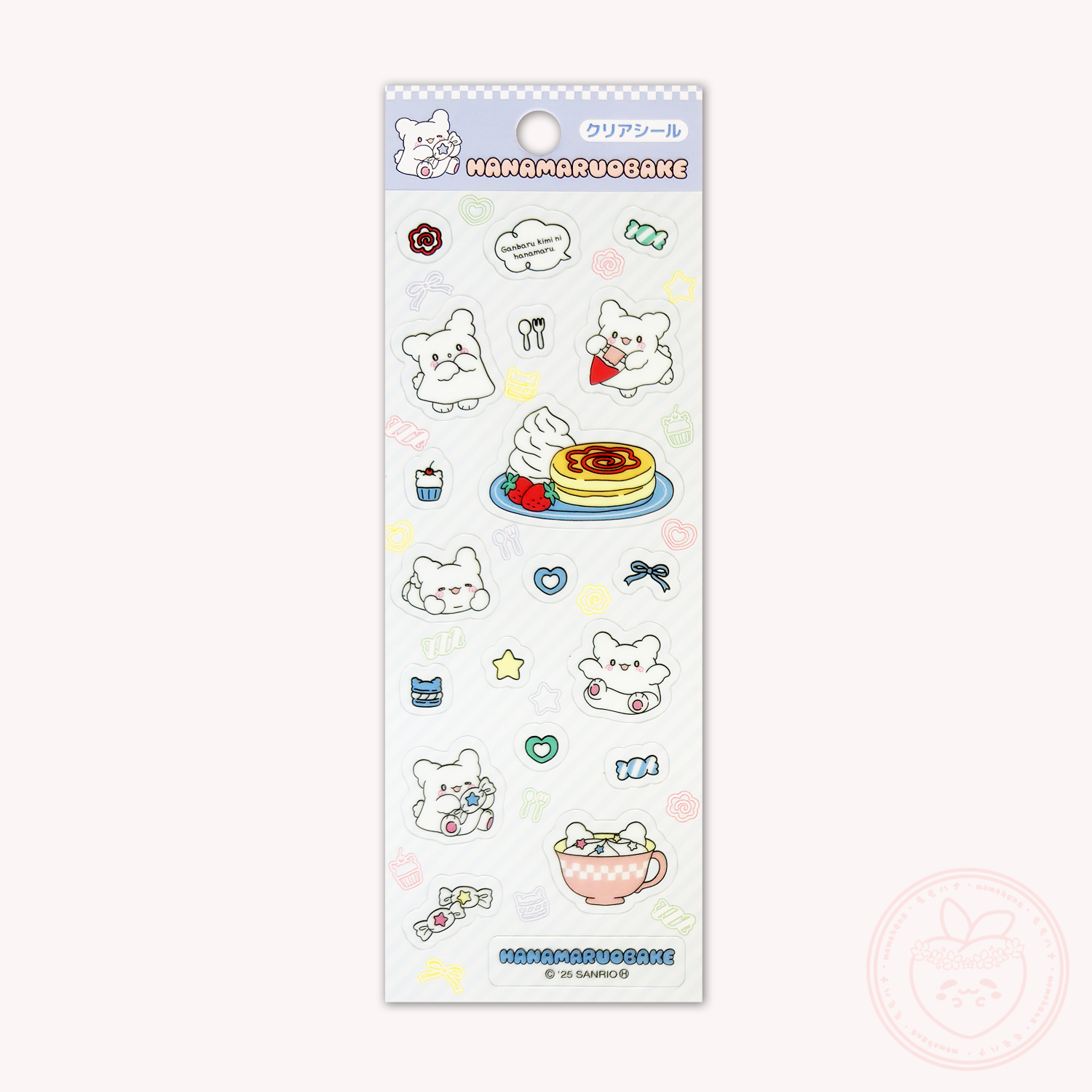 Sanrio Hanamaruobake Sweets Sticker Sheet - Blue – Momohana
